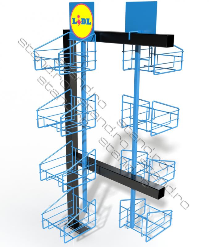 Stand display parazit cu cosuri - Rolix