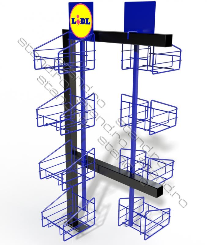 Stand display parazit cu cosuri - Rolix