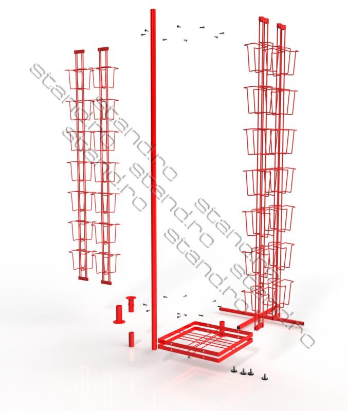 Stand rotativ felicitari reviste - Rolix