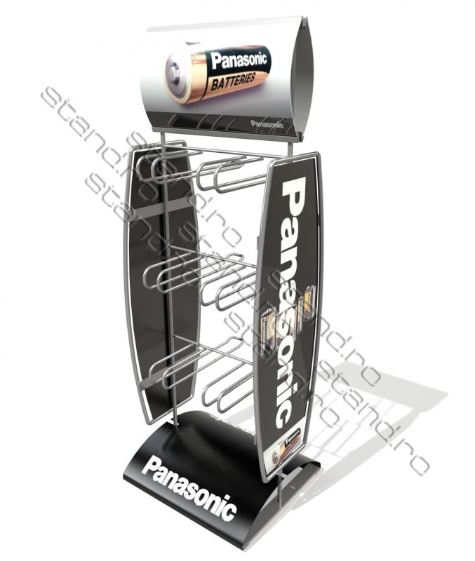 Stand pentru blistere baterii - Rolix