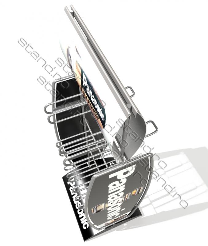 Stand pentru blistere baterii - Rolix